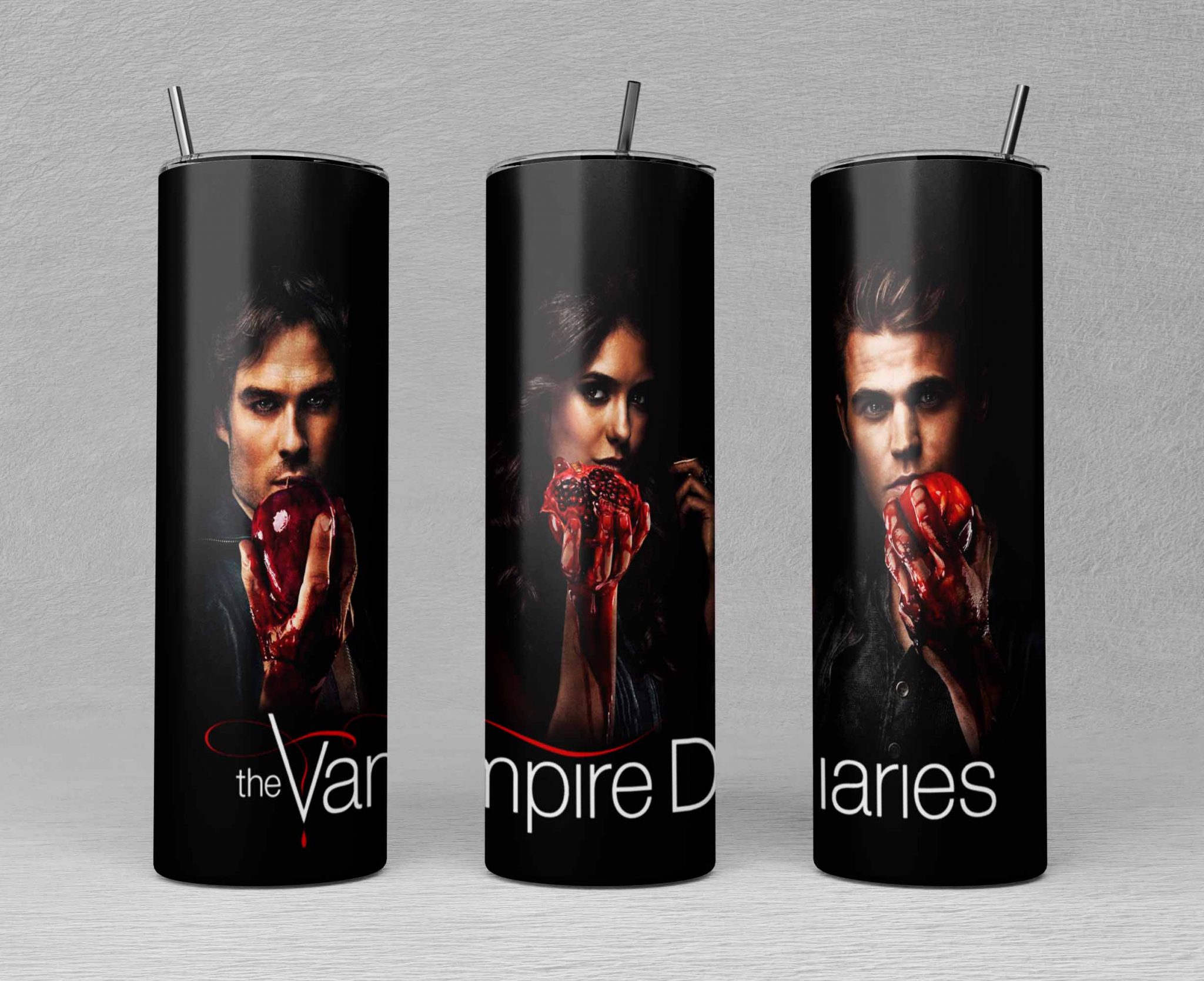 20oz The Vampire Diaries Sublimation Tumbler Design – Sweet Moments ...