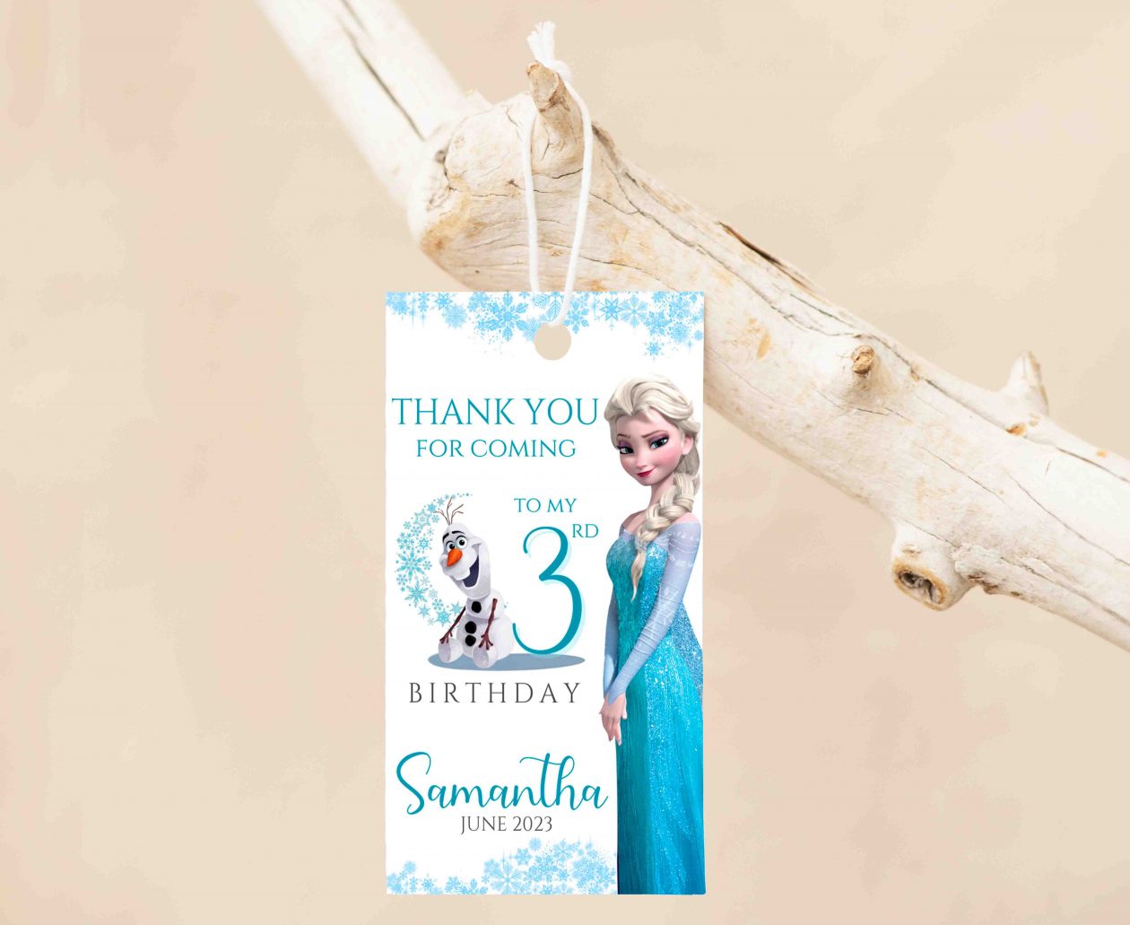 Frozen Elsa Editable Invitation Template – Sweet Moments Template