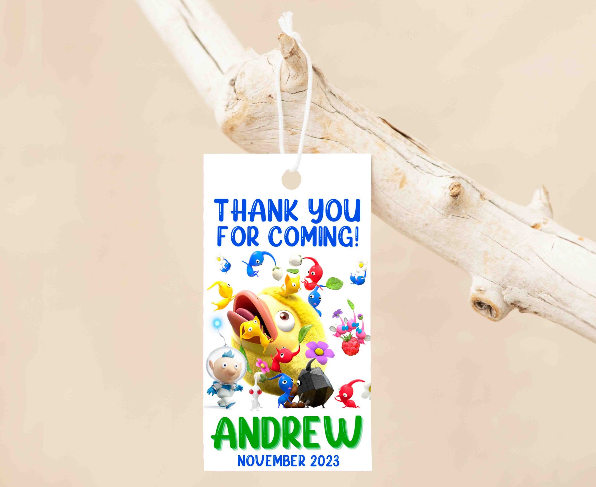 Pikmin Invitation Template – Sweet Moments Template